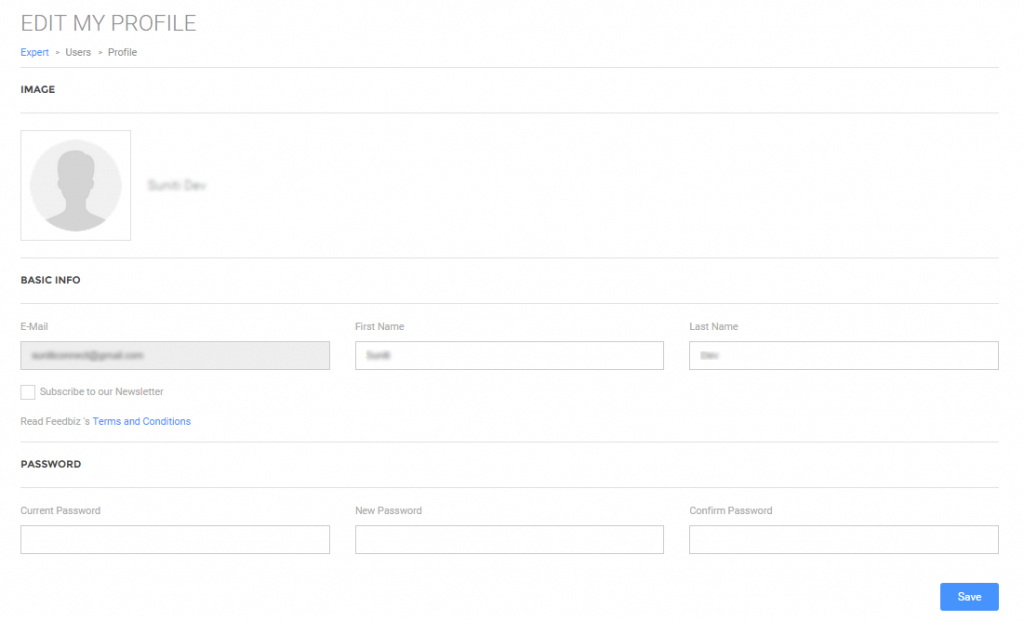 Editing your Feed.biz profile - Documentation | Feed.Biz